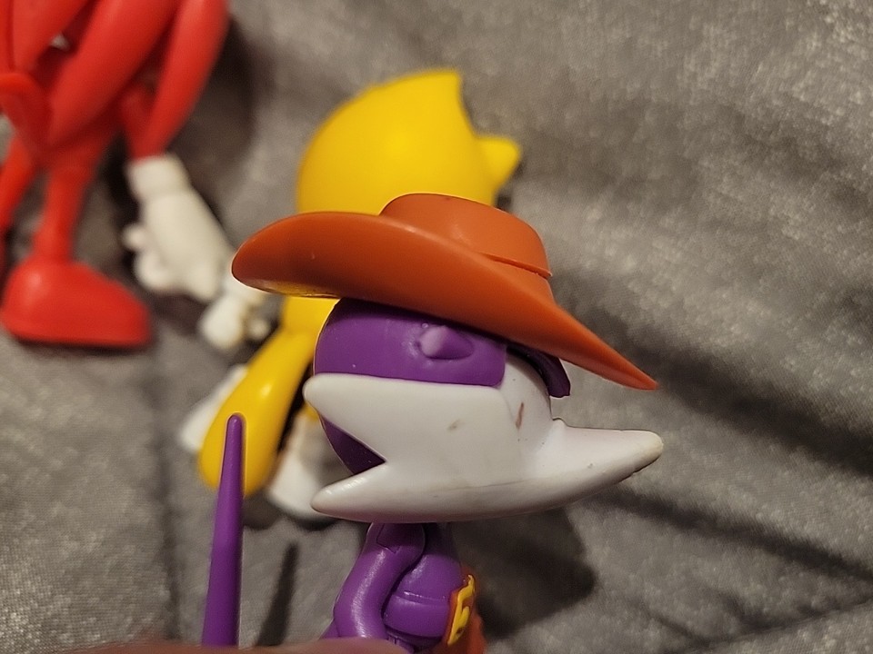 Sonic The Hedgehog Jakks Pacific Prototype Figure Lot Knuckles Ray Fang ...