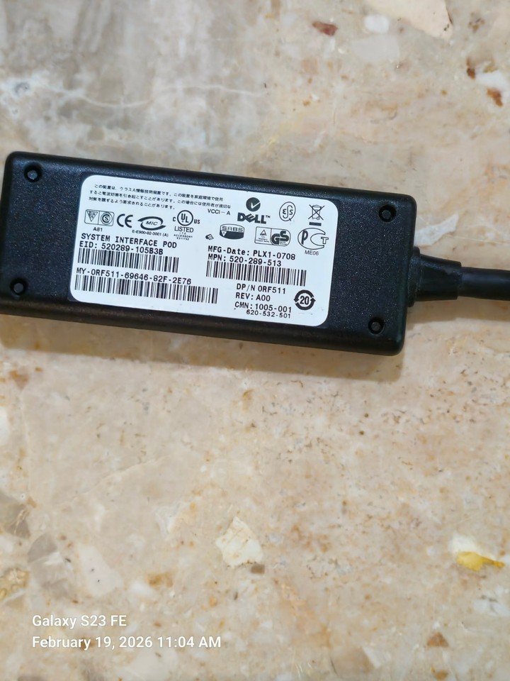 Lot of 4 DELL System Interface POD 520-289-513 PLX1 cable adapter for ...