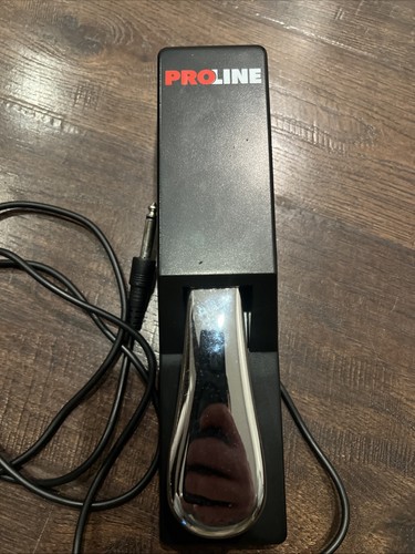 Pro-line Keyboard Sustain Foot Pedal Proline for 1/4" Input Jack Plug ...