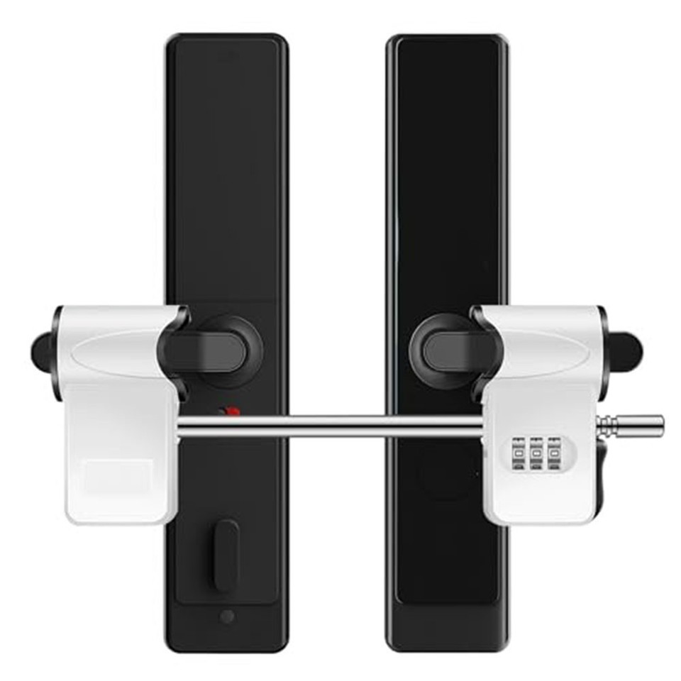 Three Digit Lock for Double Doors Fits Horizontal Handles Secure Design ...