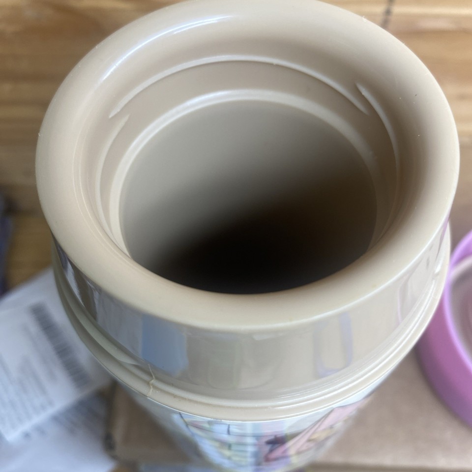 Vintage Disney Mickey and Minnie knight dragon Aladdin Pink Thermos ...