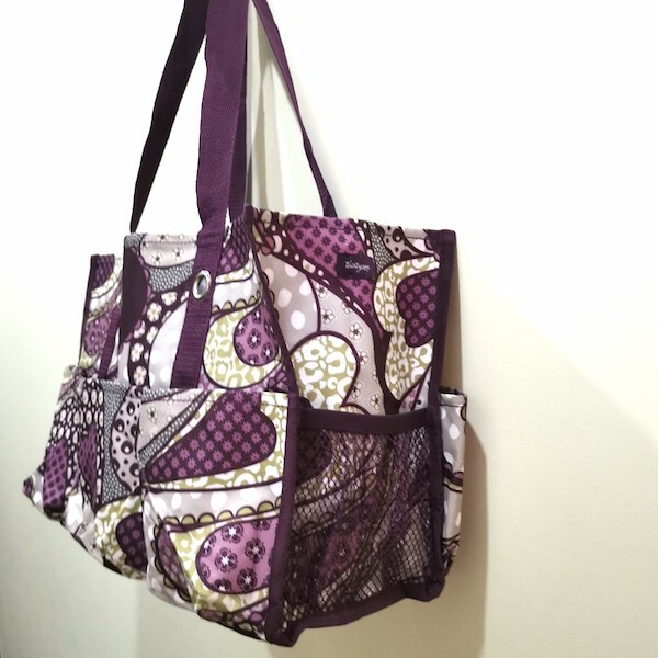 Thirty One Organizing Utility tote 31 gift shoulder mummy bag Patchwork ...