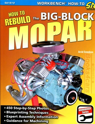 MOPAR ENGINE REBUILD MANUAL BIG BLOCK HOW TO REPAIR BOOK SVENDSEN | eBay