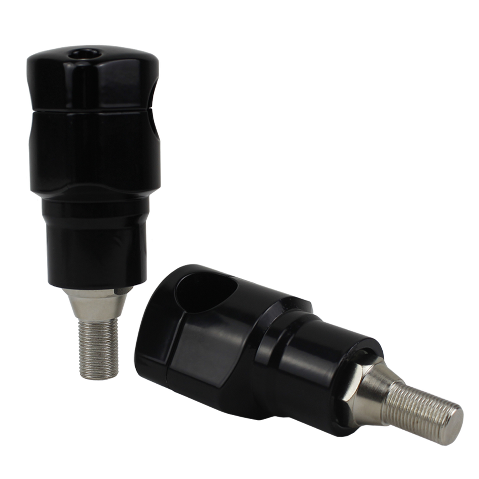 Black 2.5" Tall Handlebar Risers Kit for Harley Springer Softail Cross ...