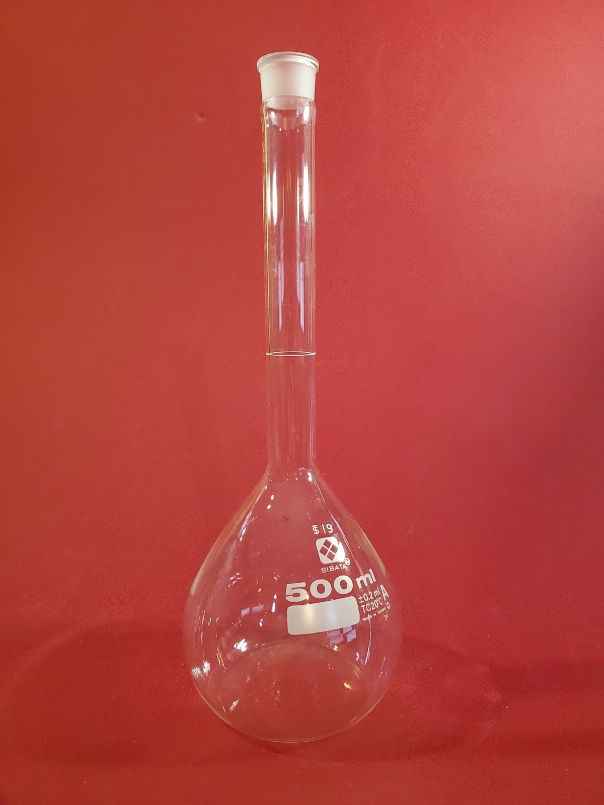 Veegee Sibata 2306A-500 500mL Heavy-Duty Class A TC Volumetric Flask 561 | eBay