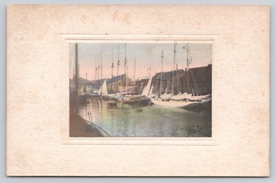 Sailboats Harbor TACO Nature Studies Fred Thompson Art Co Portland ME ...