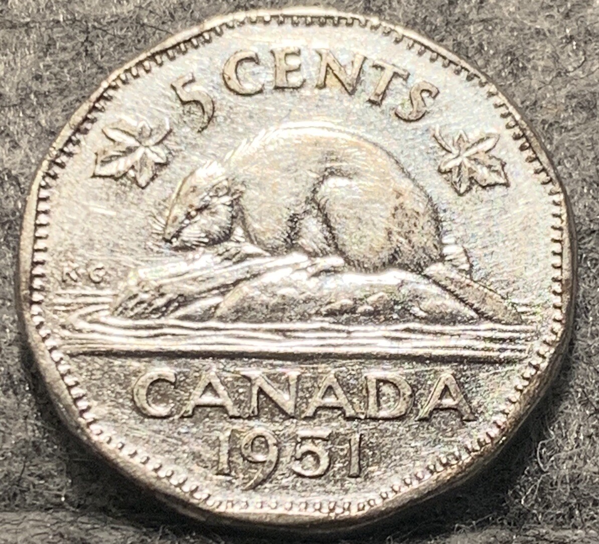 🇨🇦 1951 Canada 5 Cent Beaver Nickel Low Relief | eBay