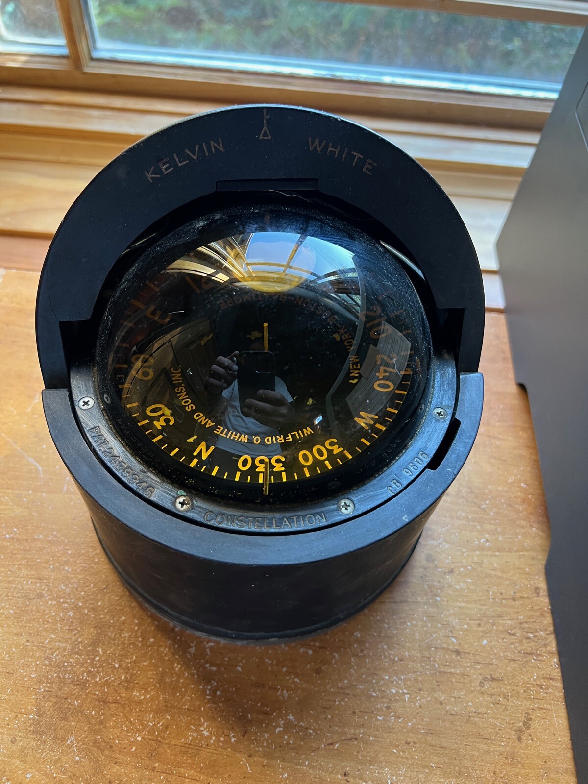 Kelvin White Nautical Binnacle Compass Instrument Constellation Ships ...