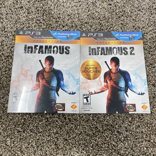 Infamous 1 & 2 Collection Playstation 3 PS3 Not For Resale Lot Brand ...