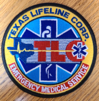 TEXAS LIFELINE CORP AMBULANCE Emergency Medical Services EMS fire PATCH ...
