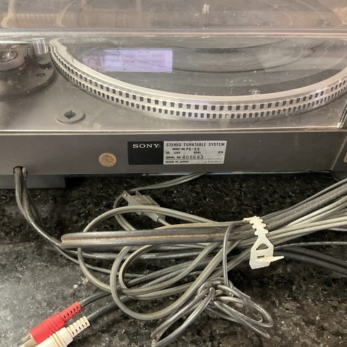 Sony Direct Drive: Stereo Turntable System I PS-X5 - Untested | eBay