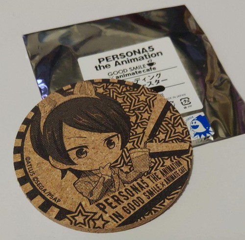 Persona 5 Yusuke Kitagawa Cork Coaster Set 2pcs Anime Cafe Limited ...