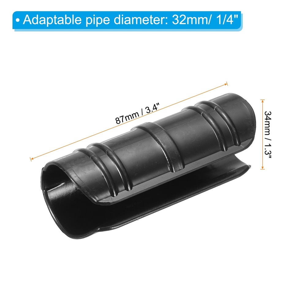 60Pcs 1 1/4" 32mm Greenhouse Snap Plastic Greenhouse Clamp Clip Tube ...