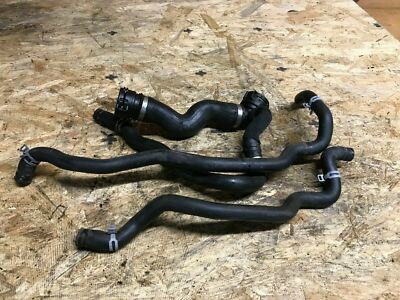 BMW 640I 740I 535I OEM 11-16 SET ENGINE COOLANT UPPER RADIATOR HOSE ...