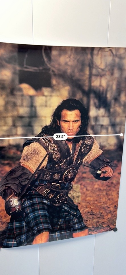 Vintage Official 1996 Duncan MacLeod Highlander The TV Series Poster 23 ...