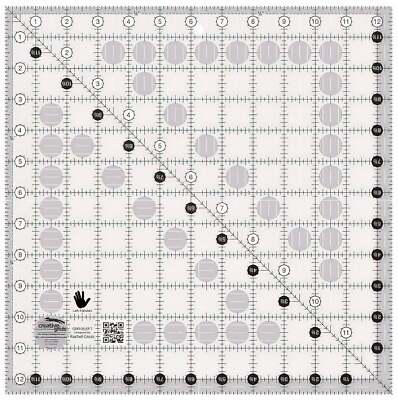 Creative Grids LEFT Handed Quilt Ruler 12.5 inch Square CGR12LEFT | eBay