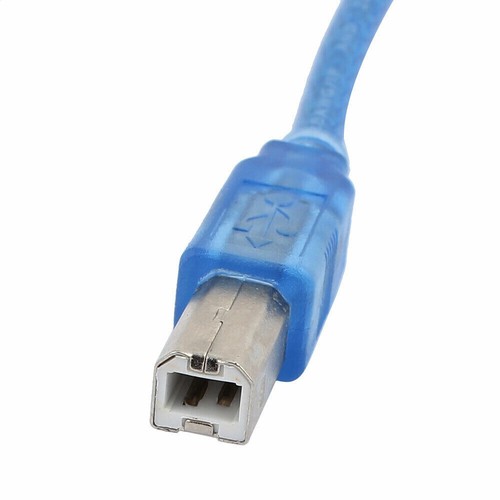 5PC Blue 3FT USB 2.0 A Male to B Male Flat Printer Cable Cord 100cm ...