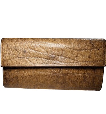 Buffalo Leather Brown Womens Wallet Long Exceleather Credit Cards Check ...