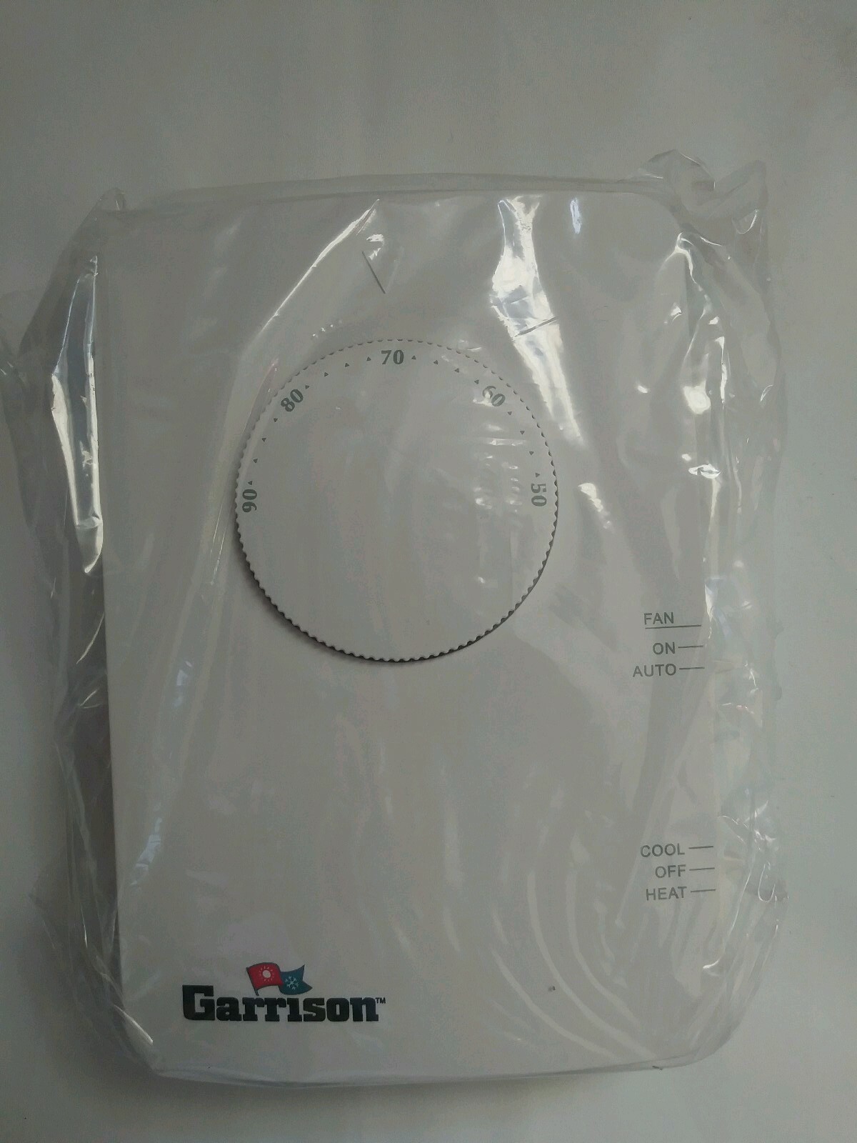 Garrison Multi-Stage Dial Thermostat(Heat/Cool/fan)Non-Programmable ...