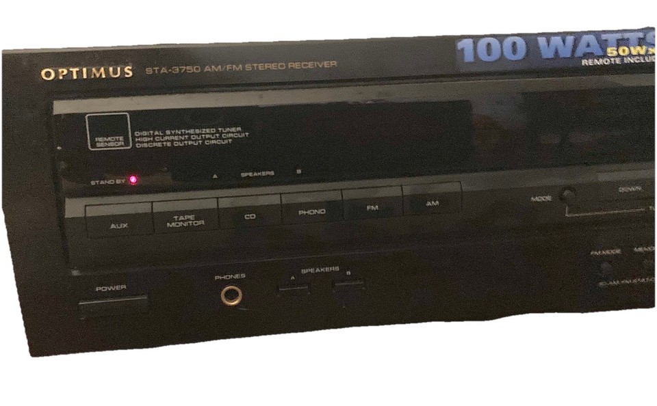 Optimus STA-3750 AM/FM Stereo Receiver | eBay