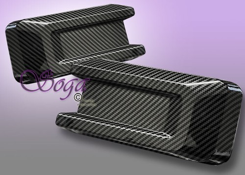 FOR 2015-2020 FORD F150 F-150 CARBON PAINT OVERLAY HEAD LIGHT EYELID ...