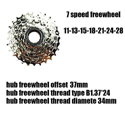 7 Speed Freewheel for E-Bike 11-28T/11-34T Screw On Freewheel | eBay