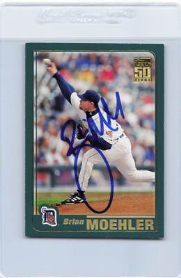 2001 Topps #558 Brian Moehler Tigers Signed Auto *H5898 | eBay