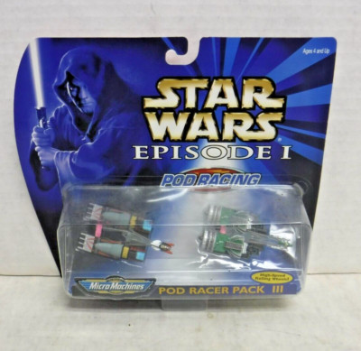 Pod Racer Pack III Star Wars Episode I Pod Racing Micro Machines ...