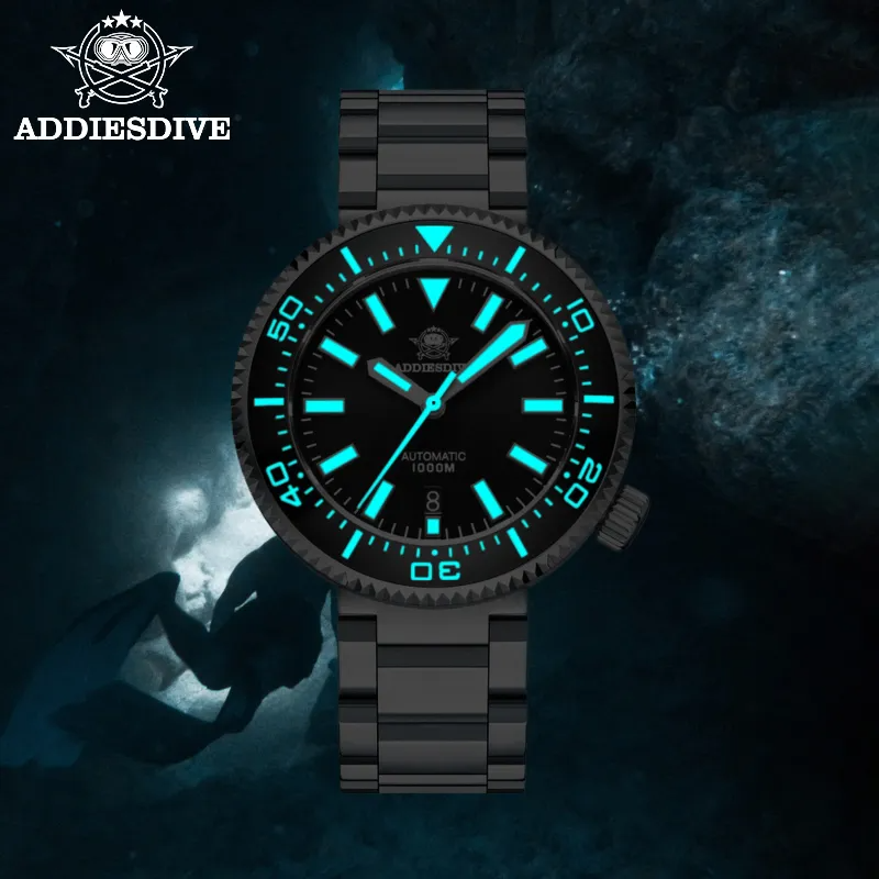 ADDIESDIVE 1000m diver's Waterproof Mechanical Automatic Men's Watch ...