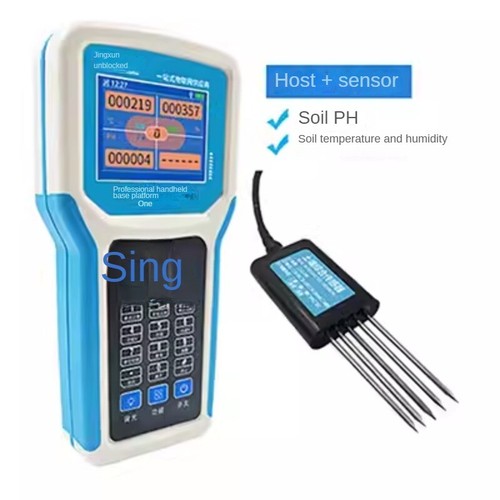 Soil Fast Meter Moisture Nutrients Temperature and Humidity Detector ...