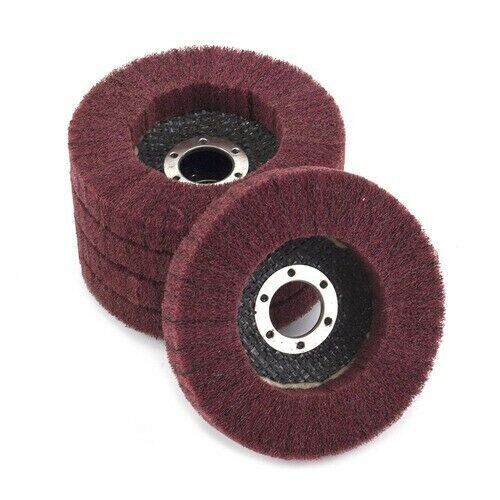 5PCS Metal Abrasive Polishing Buffiing Wheel 4-1/2" Flap Discs for ...