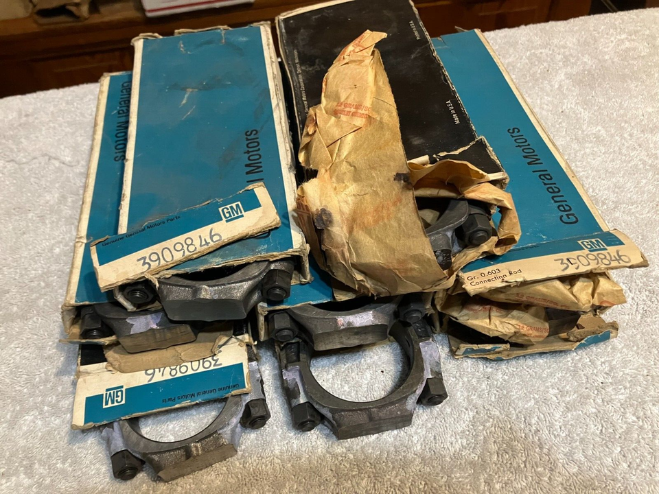 RARE NOS 1967 1968 Corvette L88 Dimple Rods HD 427 Set of 8 GM 3909846 ...