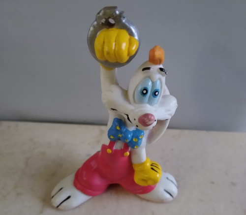 1987 DISNEY/AMBLIN WHO FRAMED ROGER RABBIT HANDCUFFED KEYCHAIN FIGURE ...