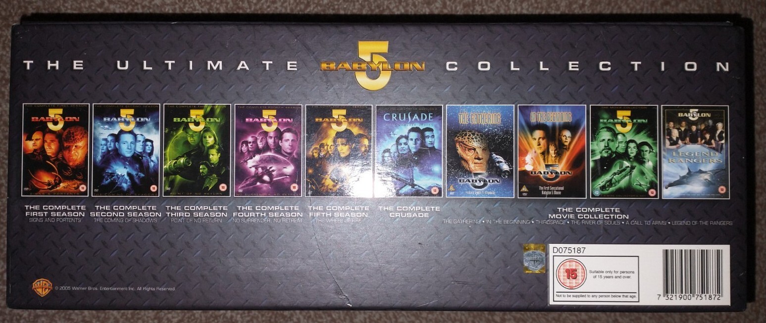 The Ultimate Babylon 5 Collection: Complete Seasons 1-5/Crusade/Movie ...