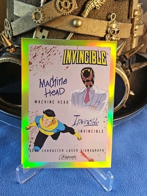 2025 Keepsake Invincible, Machine Head Dual Laser Signagraph #400 Gold ...