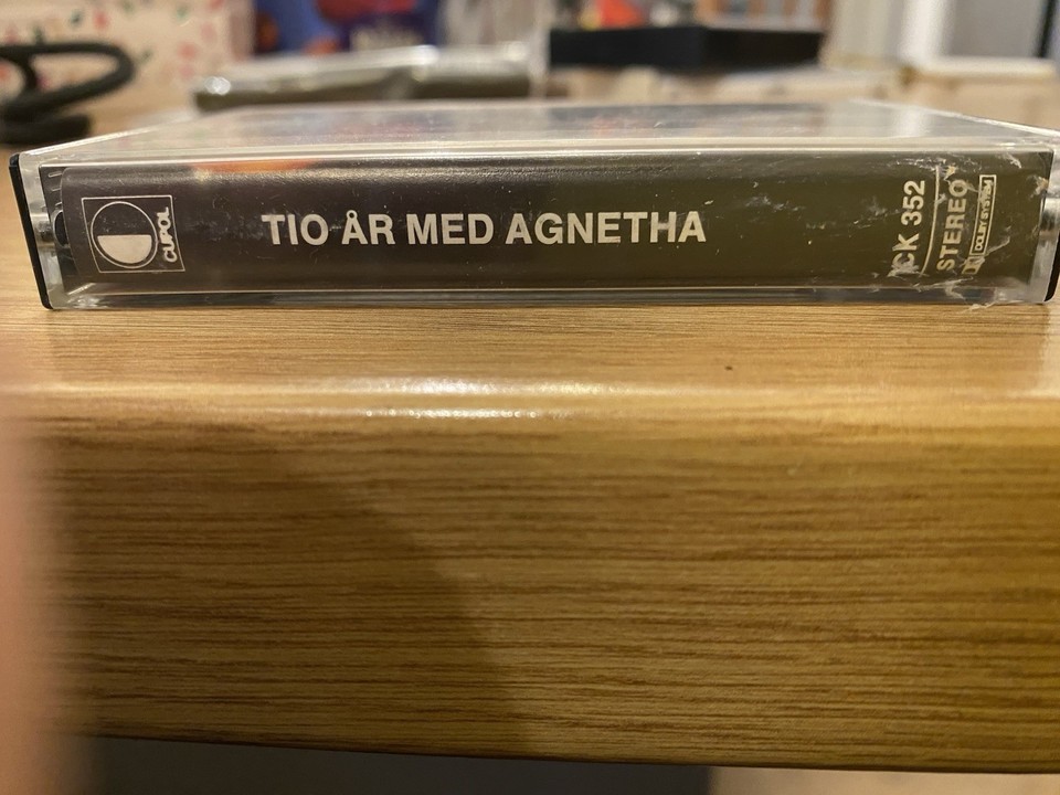 ABBA Agnetha Tio Ar Med Original Swedish Cassette Tape Cupol 352 Play ...