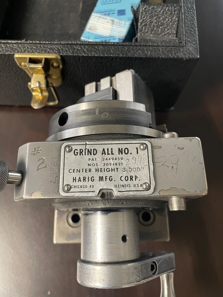 Harig Grind-All No. 1 with 4-3/4" Eclipse AX475C Magnetic Chuck, Case ...