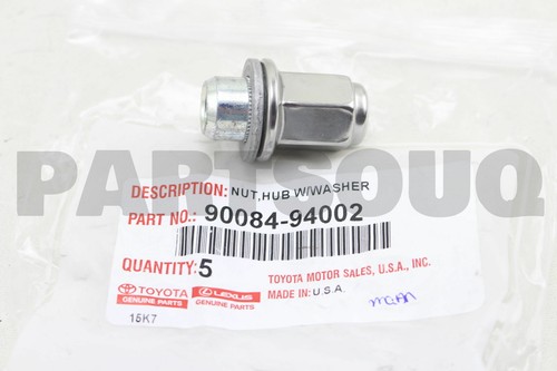 9008494002 Genuine Toyota NUT, HUB (FOR AXLE) 90084-94002 | eBay