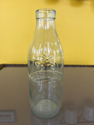 10” Absolutely Pure Milk Glass Bottle Made In Italy No Stopper | eBay