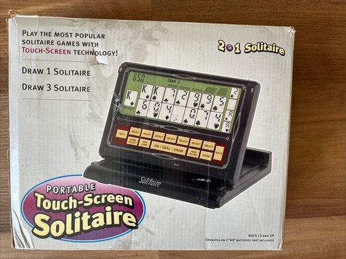 RecZone 2 in 1 Portable Touch Screen Solitaire Game Model 985 Working W ...