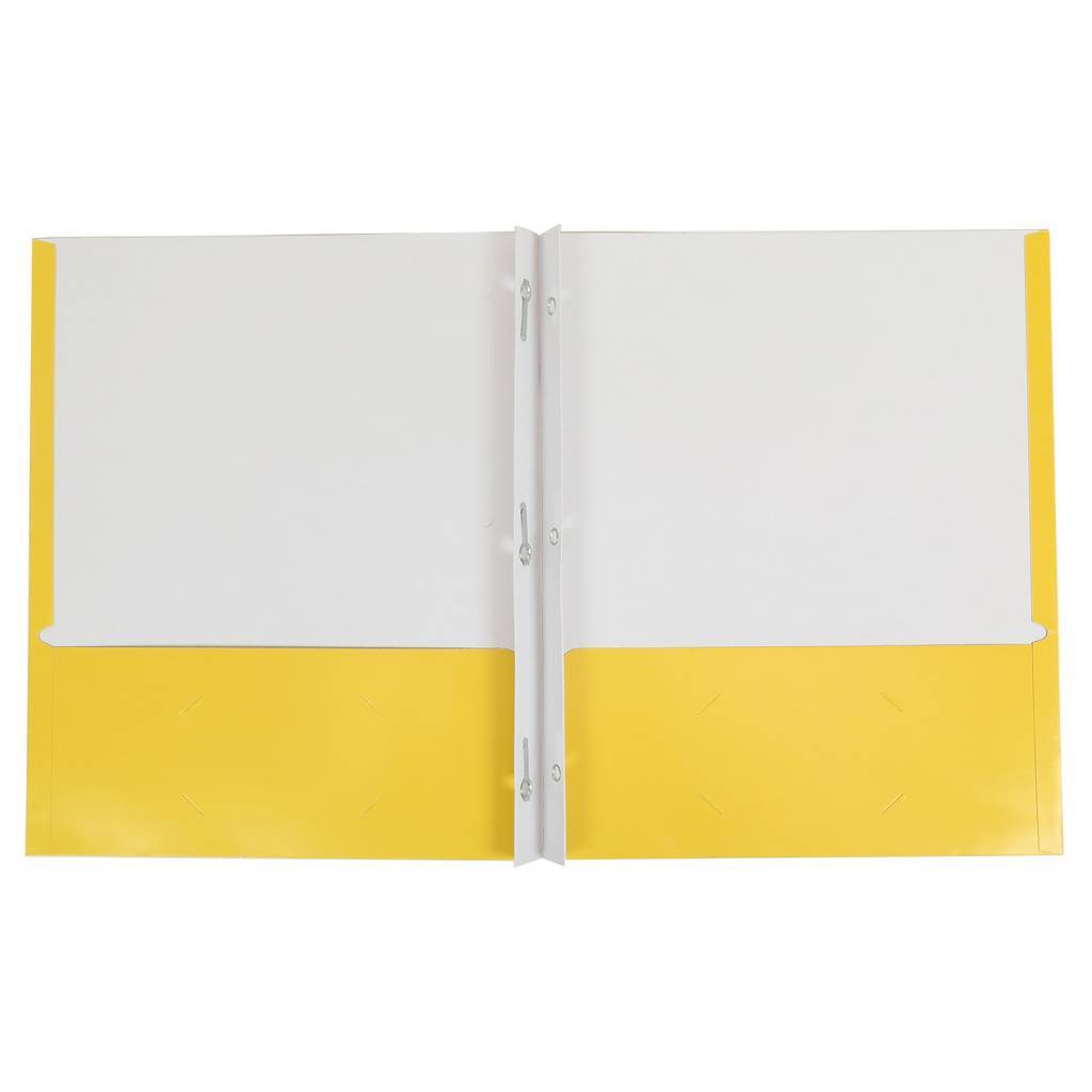 (New) Lot of 30 - 2 Pocket Paper Portfolio with Prongs 8.5" x 11 ...