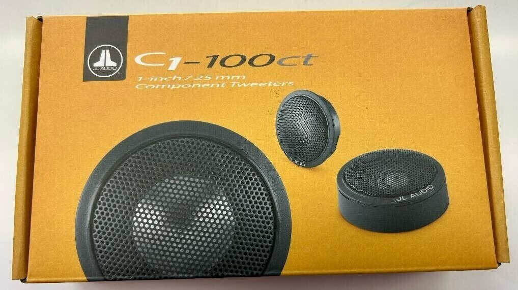 JL Audio C1-100CT Component 1" Tweeters 4-Ohm 60w RMS 1-Way Aluminum ...