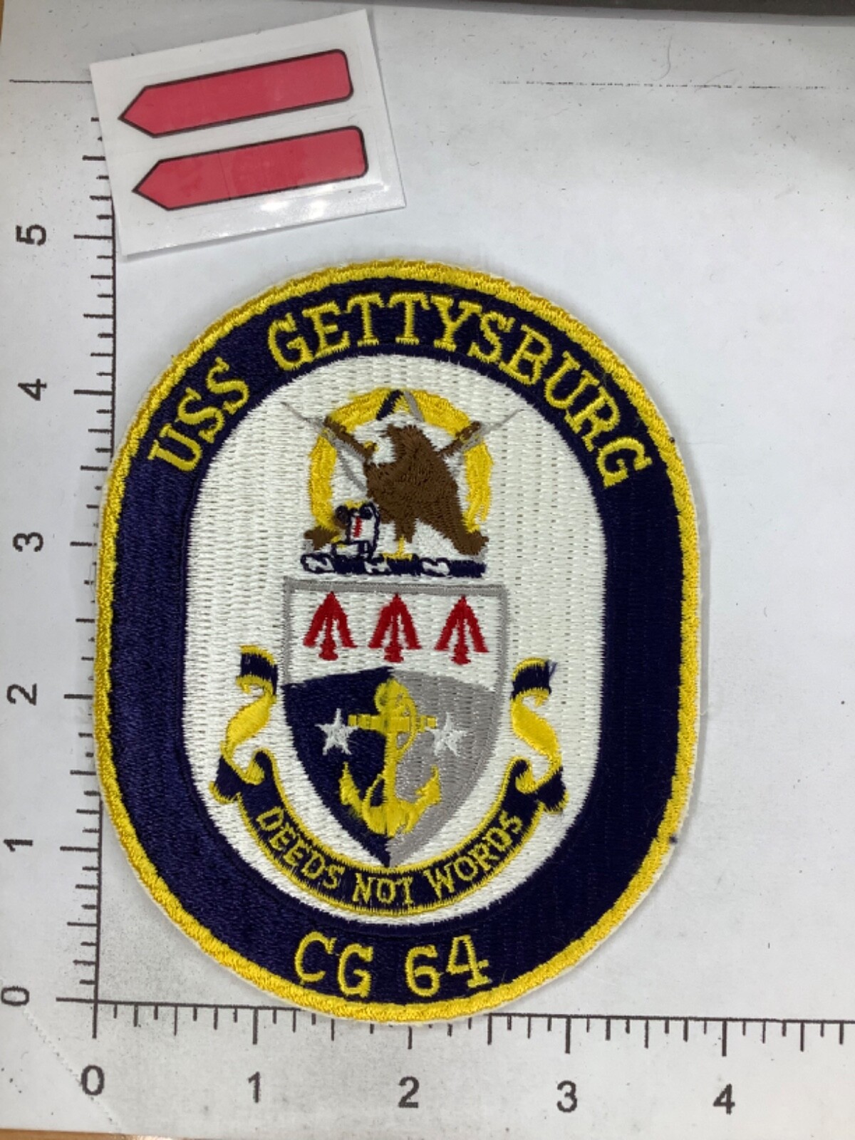 US NAVY USS GETTYSBURG SHIPS PATCH | eBay