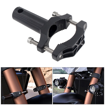 2x Adjustable Motorcycle Spotlight Mount Bracket Fog Light Holder ...