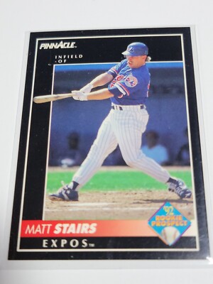 MATT STAIRS 1992 Pinnacle Rookie Prospect #583. MONTREAL | eBay