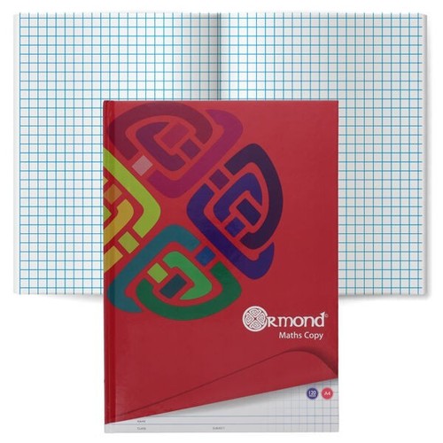A4 Maths Exercise Notebook Hardcover Square Grid Graph Paper Pages ...