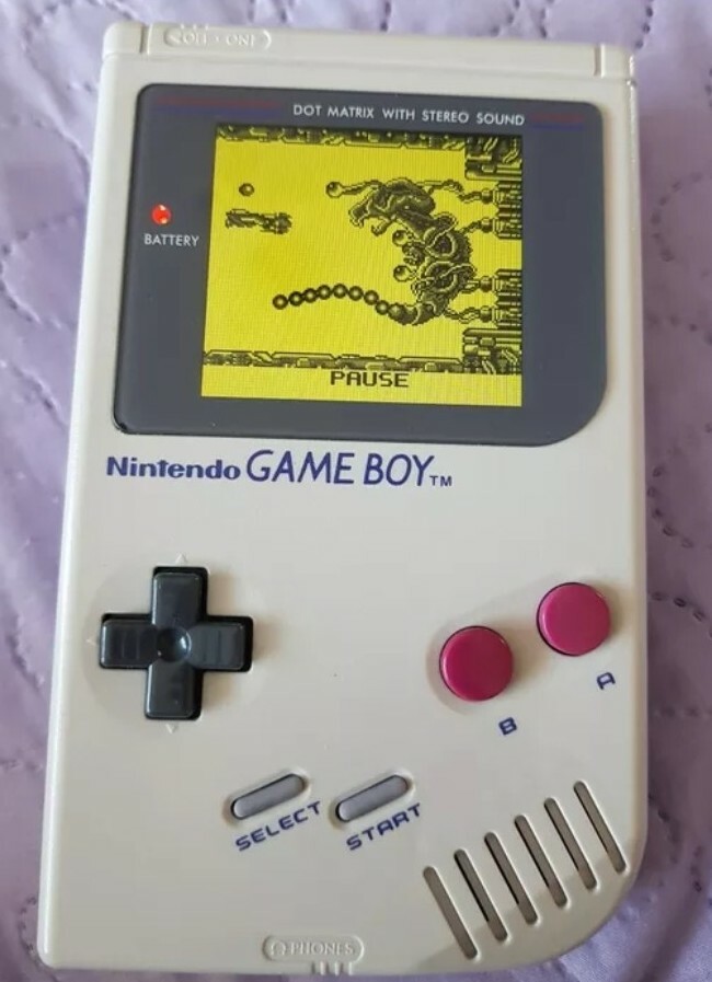 Restored Original Nintendo DMG-01 GameBoy W/ IPS v4 Backlit LCD Screen ...