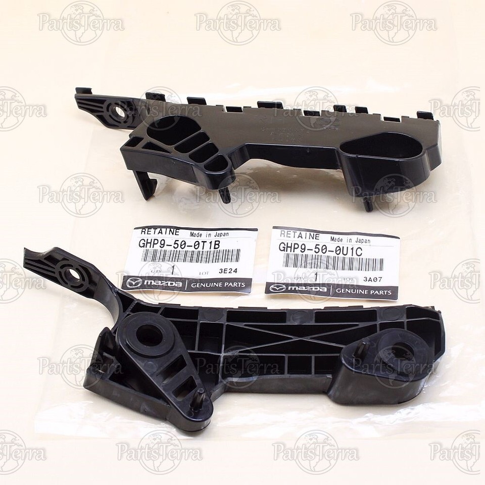 OEM Mazda Left & Right Side Bumper Retaining Bracket GHP9-50-0U1C ...