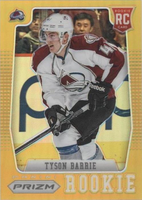 2012-13 Panini Rookie Anthology - Prizm Tyson Barrie #63 Gold Prizm /10 ...