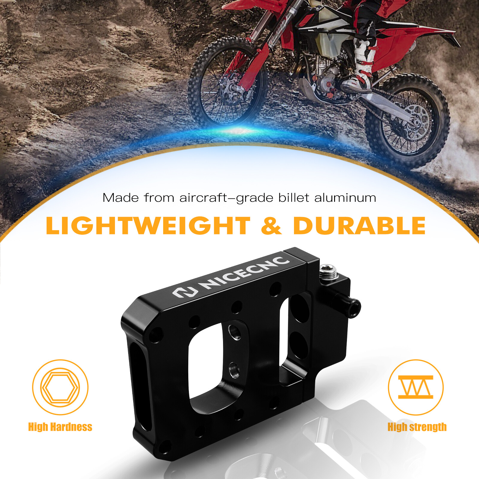 NICECNC TPI Injector Relocation Block For KTM 300 XCW TPi/TPi Six Days ...